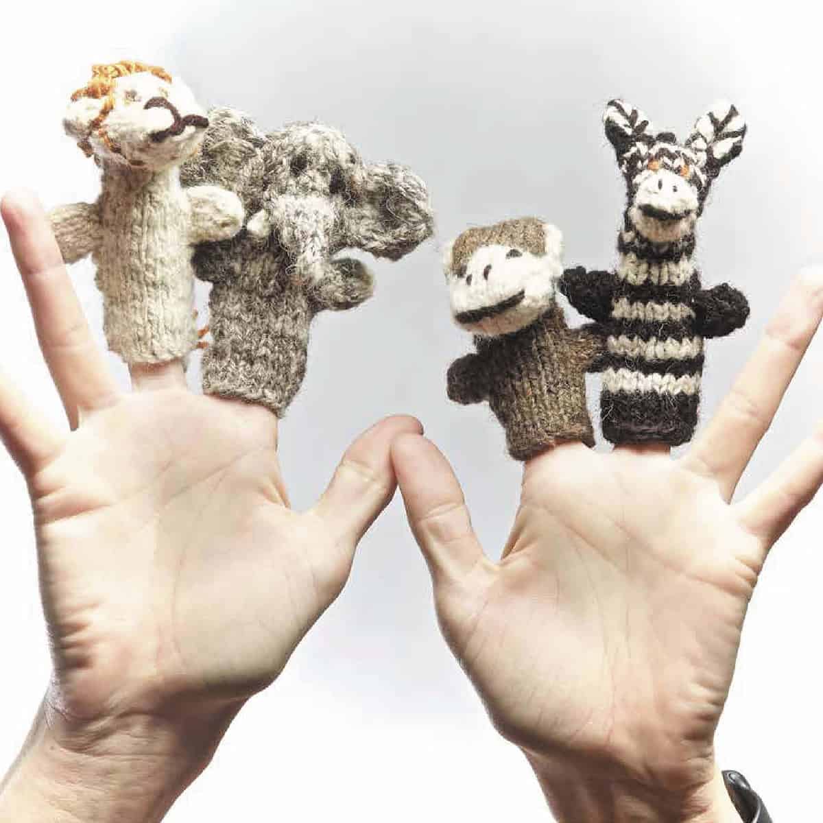 Finger puppets - Savannah (safari) - The Fig Tree Gift Shop